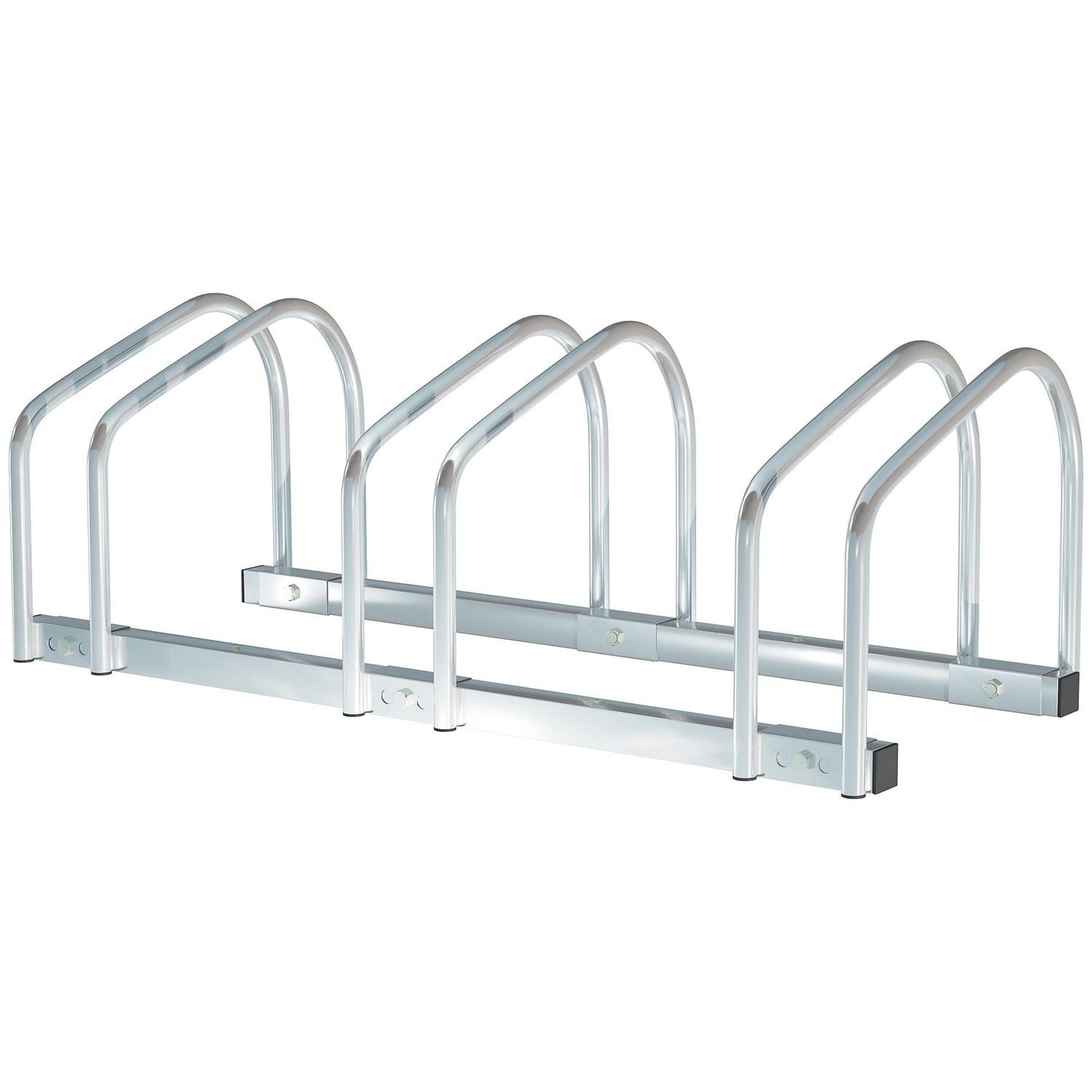 Click here for Homcom 3-Bike Bicycle Floor Parking Rack Cycling S... prices