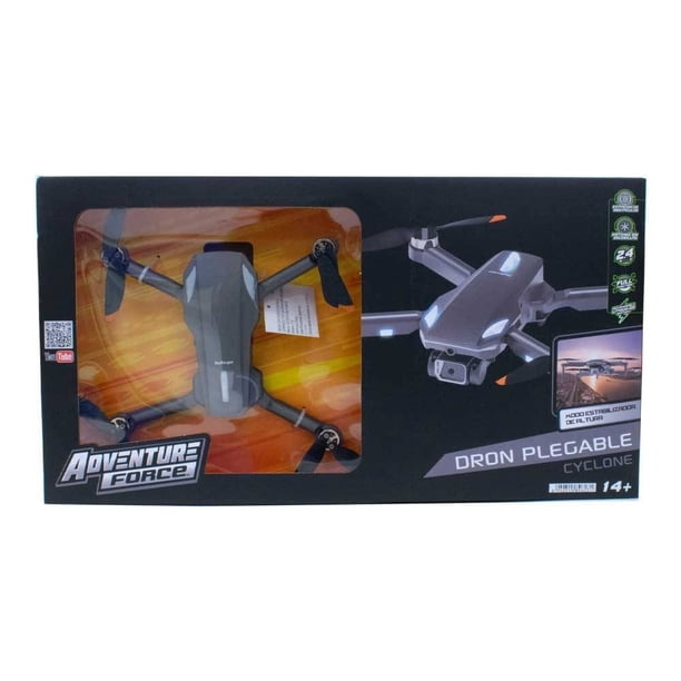 Dron Plegable Adventure Force Cyclone con Radiocontrol Gris | Walmart ...