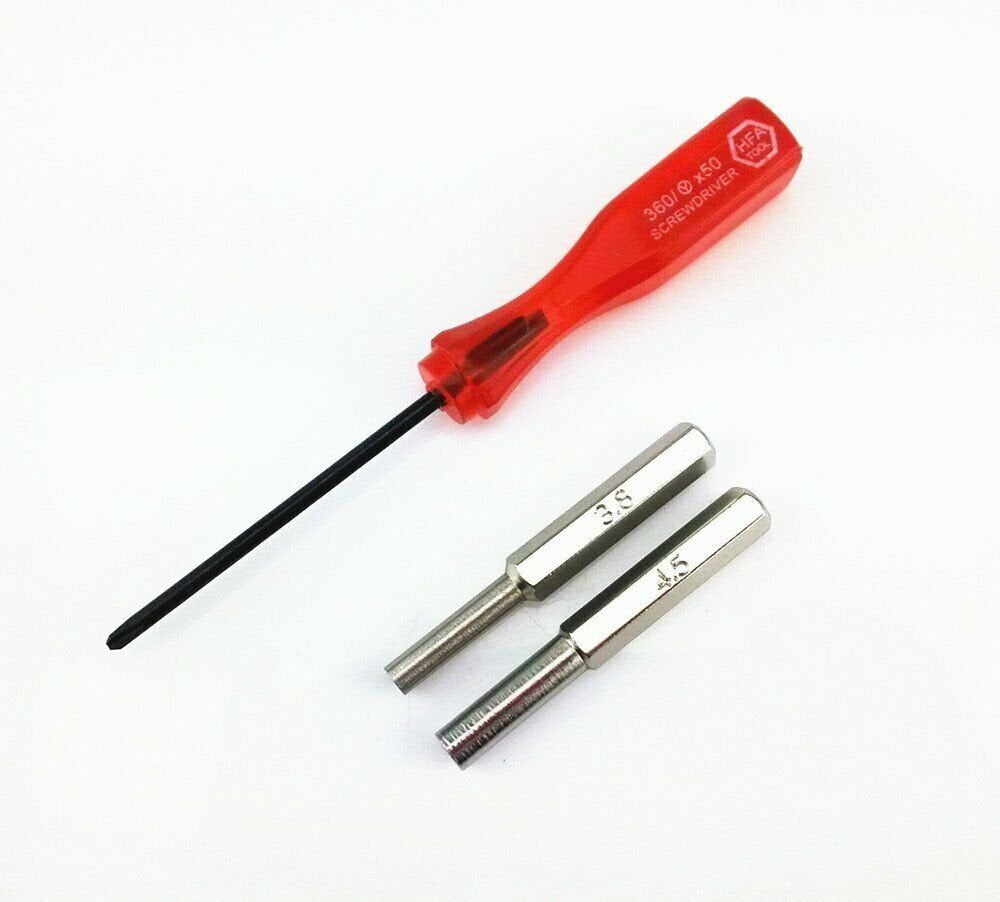 3.8mm 4.5mm and Tri-wing Security Bit Screwdriver Nintendo NES SNES N64 ...