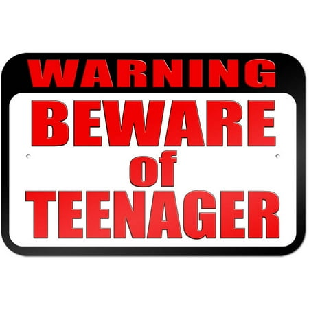 Warning Beware of Teenager Sign - Walmart.com
