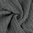 Cotton Knitted Cable Throw Blanket, 50" x 60", Gray - Walmart.com