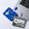 Work ID card holder clip hospital work badge chest badge doctor nurse ...