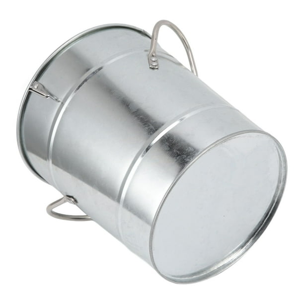 Ice Bucket Round, Plastic Beer Chiller Bin, With Ice Shovel Galvanized ...