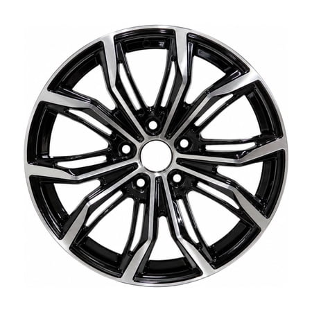 UPC 466235150888 - 17 inch Black Machined Alloy Wheel Rim 5x100 for ...