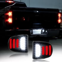 Full LED License Plate Lights Replacement for 2014-2022 Chevy Silverado ...