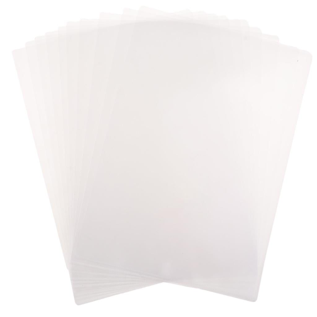 10 Pieces Clear Document Folder File Sleeves Pocket For Home - Walmart.ca