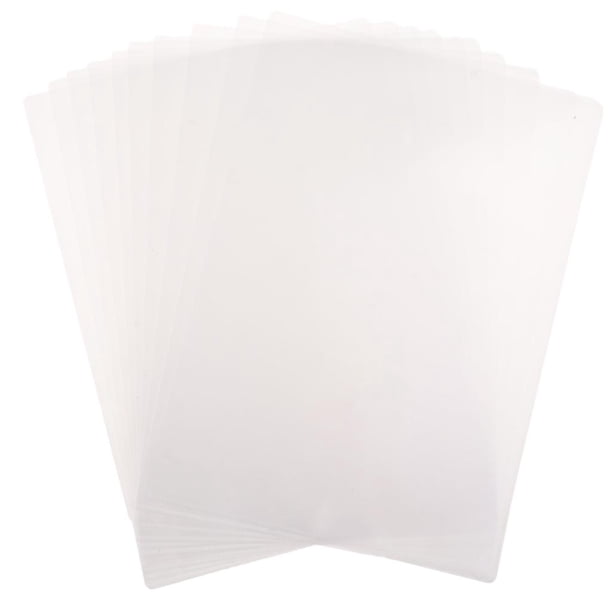 10 Pieces Clear Document Folder File Sleeves Pocket For Home - Walmart.ca