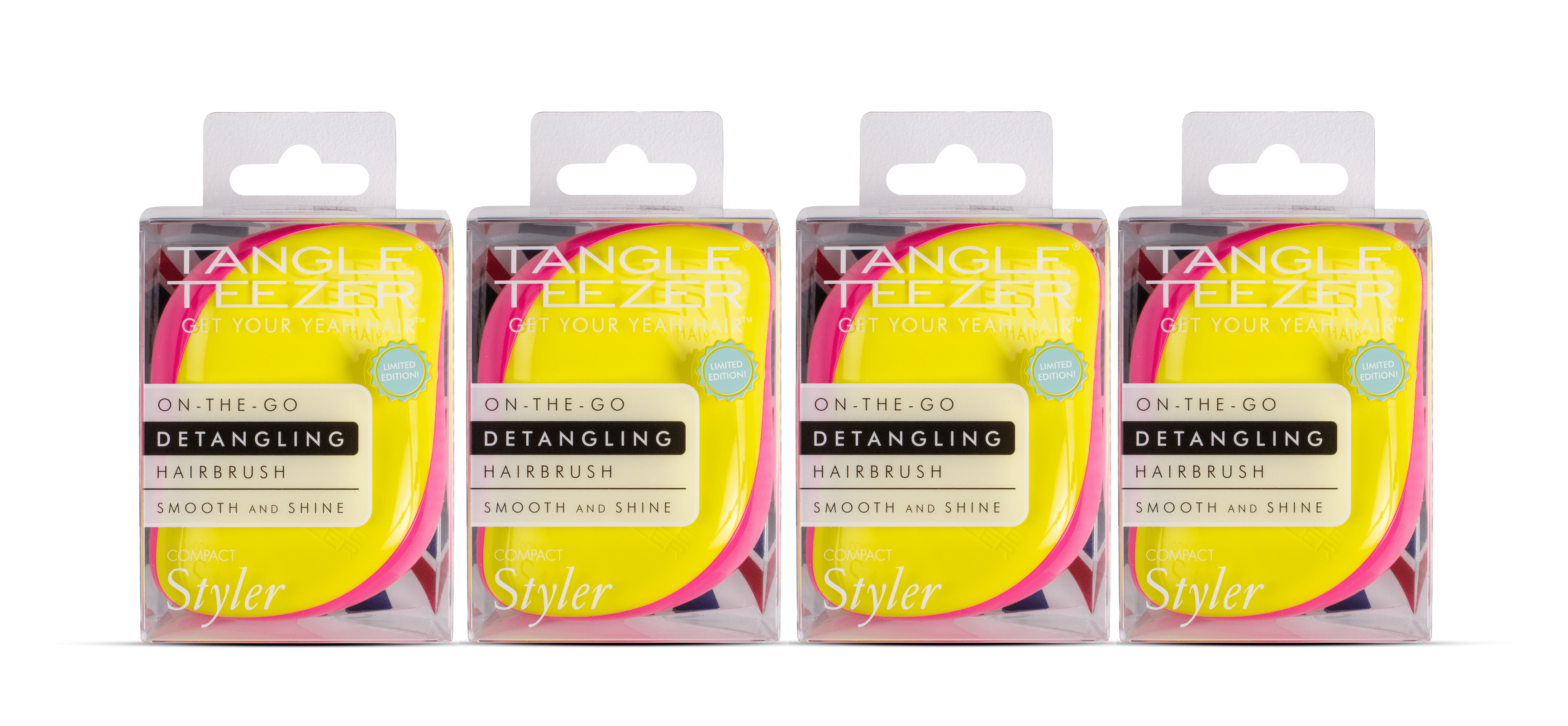 Tangle Teezer Cepillo para Cabello 4 piezas Tangle Teezer CS Pink ...
