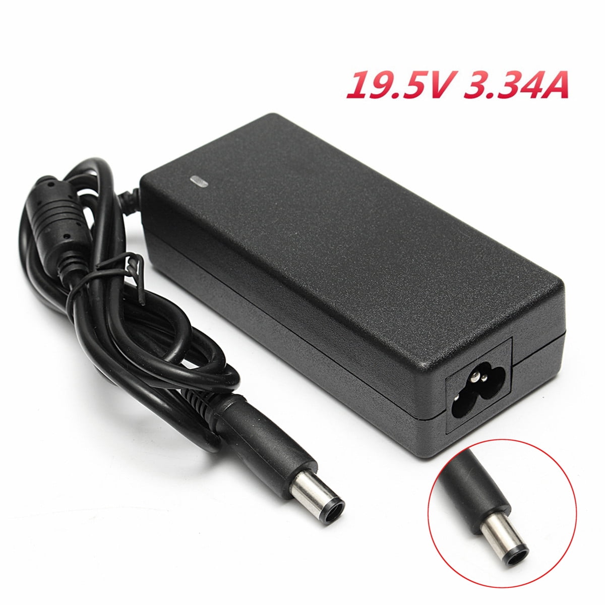DC 19.5V 3.34A For Dell Inspiron Laptop Charger Adapter 65W AC 100-240V ...