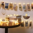 Photo Clip String Light, 32.8 Ft 50LED Fairy Lights with 50 Clips, Battery Operated Twinkle ...