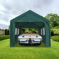 ADVANCE OUTDOOR 12x20ft Portable Carport, Heavy Duty with Adjustable ...