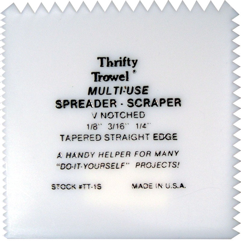 MultiUse V-Notched & Straight Edge Spreader (box of 36) - Walmart.com