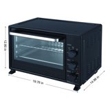 Mainstays XL Toaster Oven, 32L/ 6-Slice Family Size, Black, 1500W ...