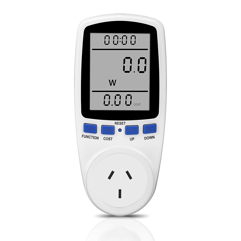 LCD Display Night Vision Power Meter Plug, Power Consumption Monitor ...
