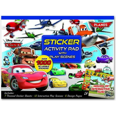 Bendon Disney Pixar Cars/Planes Ultimate Sticker Activity Pad | Walmart ...