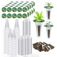 TOUMENY Hydroponic Pod Kit, Complete Indoor Gardening System for ...