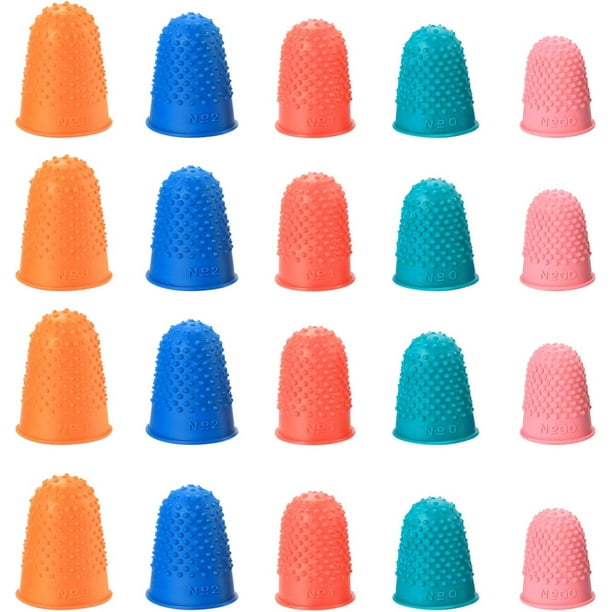 nipocaio 20 Pieces Rubber Finger Pad, Finger Pads, Finger Protector ...