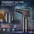 4PCS Butane Torch Lighter Portable Windproof Jet Flame Lighter for ...