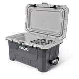 Igloo IMX Superior Durable 70 QT Hard Sided Cooler, Gray, Lightweight ...