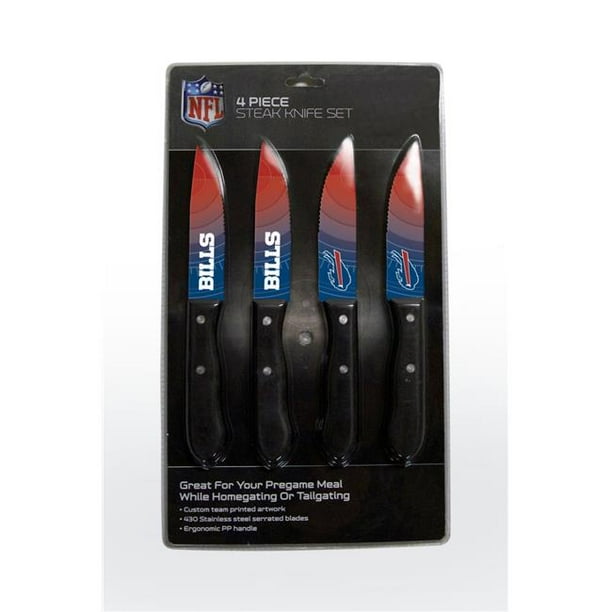 Buffalo Bills Knife Set - Steak - 4 Pack - Walmart.com