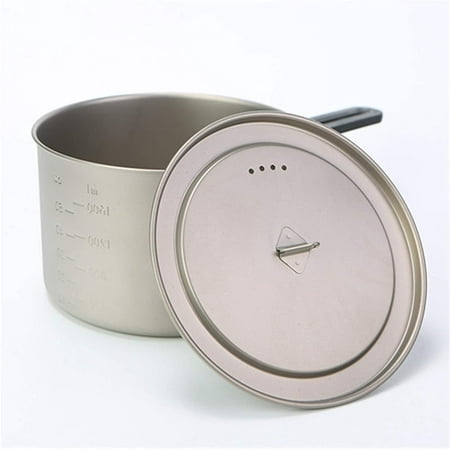 Titanium 2000ml 2800ml Cooking Pot 1100ml Frying Pan Camping Pot with ...