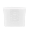 COM1950s Reusable Silicone Food Storage Bags， Stand Up Leak-Proof ...