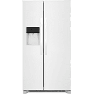 Frigidaire Full Size Side-By-Side Fridge Freezer FRSS2323AW 22 Cu. Ft ...