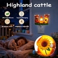 Cow Night Light Cute Animal Desk Lamp With Soft Glow For teen Bedroom ...