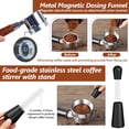 7 Pcs 53mm Espresso Accessories Kit, Spring Loaded Calibrated Tamper ...