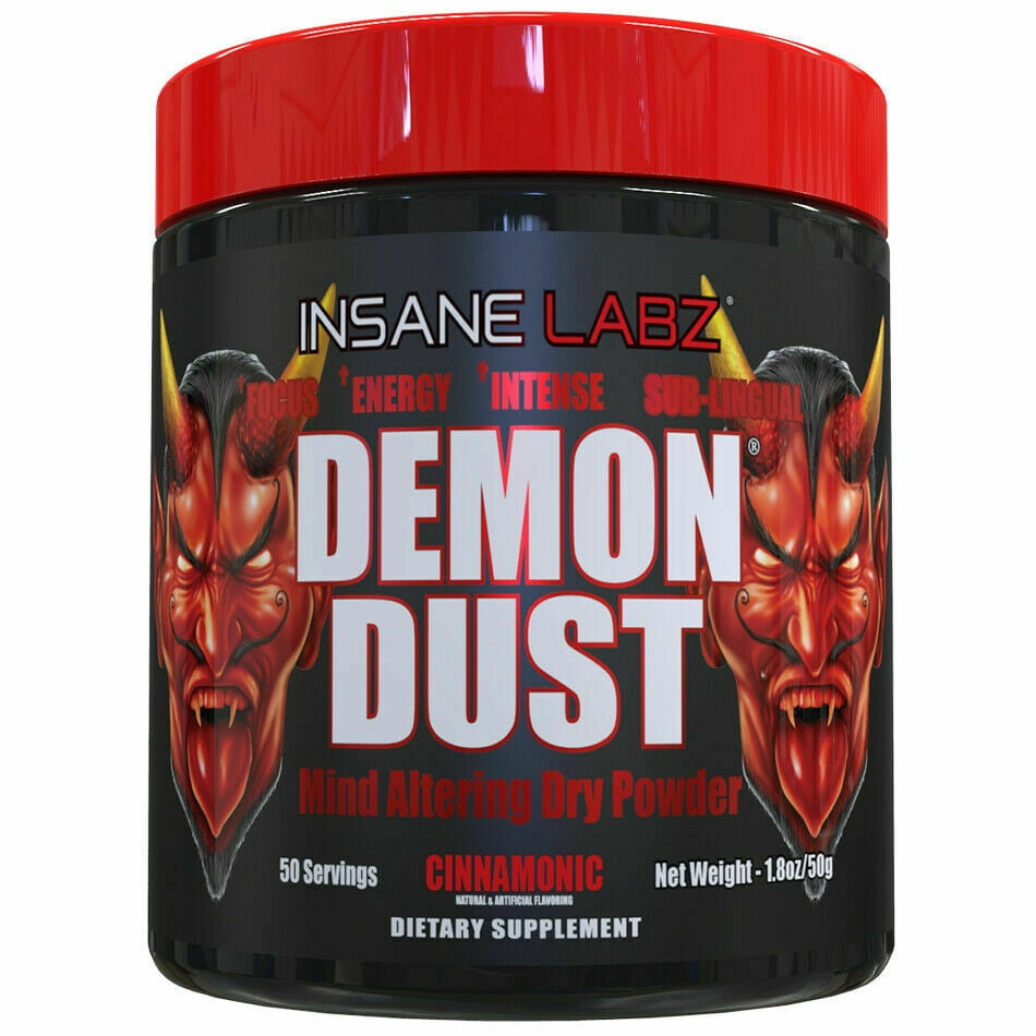 Insane Labz - DEMON DUST - Energy Dry Powder - CINNAMONIC - 50 Servings ...