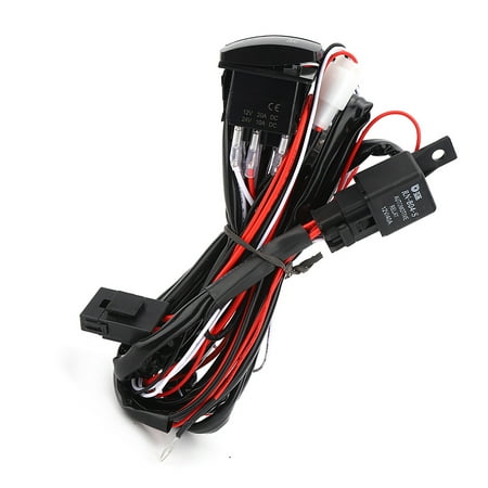 Fog Light Wiring Led Wiring Kit Auto Accessory Universal Wiring Harness ...