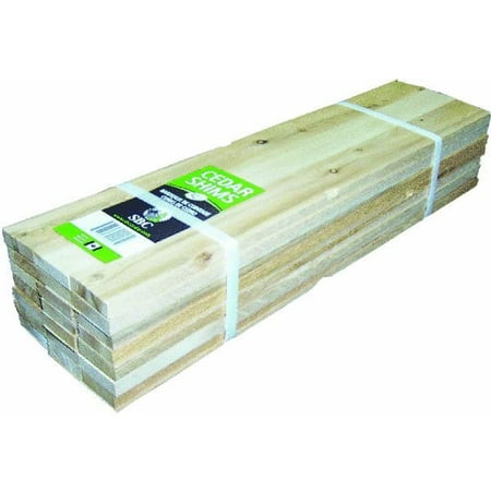 Builder's Long Cedar Wood Shims,No EWC42, Sourcewood Partners - Walmart.com