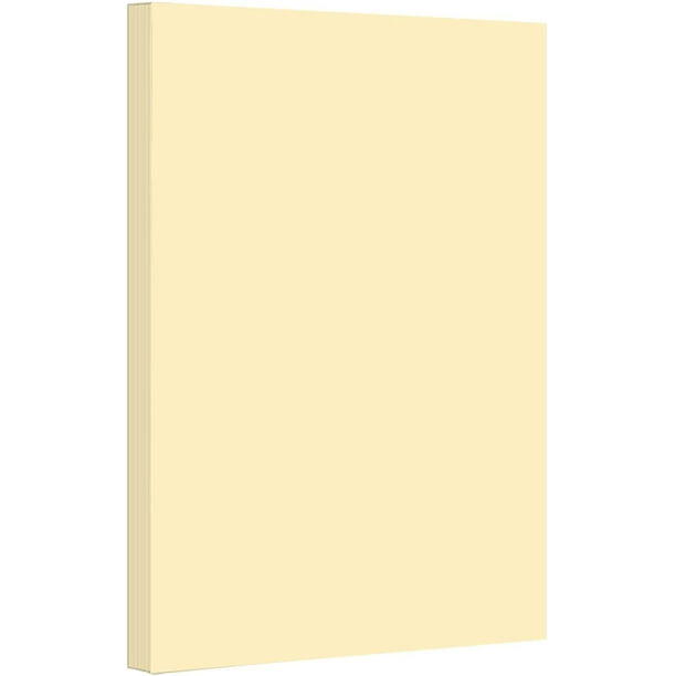 Ivory Pastel Color Card Stock | 67Lb Cover Cardstock | 8.5" x 14 ...