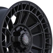 17 inch Black Machined 5891 Wheel Fits Chevrolet Colorado ZR2 & GMC ...