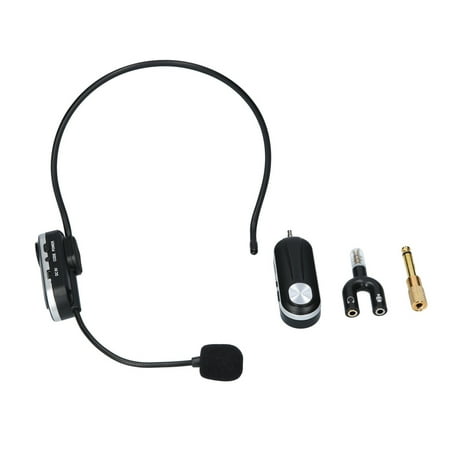 Yeacher Head-mounted UHF Wireless Microphone Wearable Wireless ...