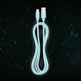 Liquipel Powertek Glow in the Dark USB-A to USB-C - Blue - Walmart.com