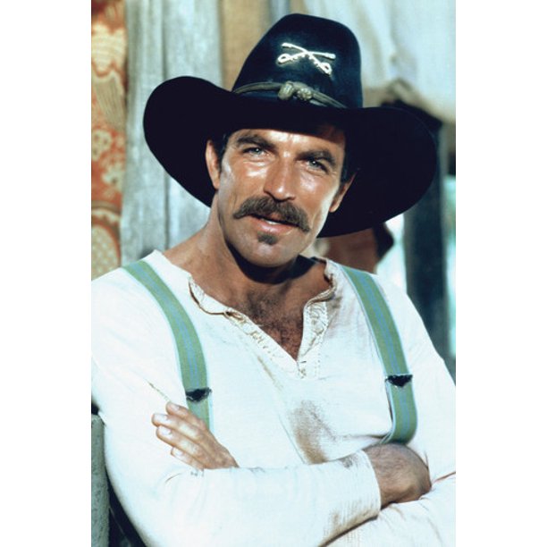 Tom Selleck 24x36 Poster The Shadow Riders in Confederate hat - Walmart ...