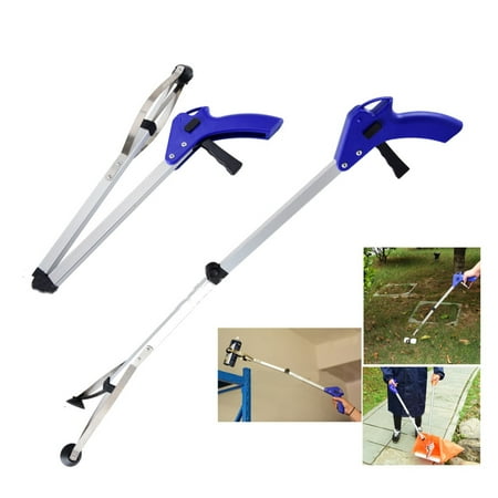 31'' Folding Pick Up Helping Hand Reacher Grabber Pickup Tool Long ...