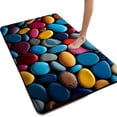 3D Pebble Design Diatom Mud Bath Mat: Absorbent, Non-Slip, and Stylish ...