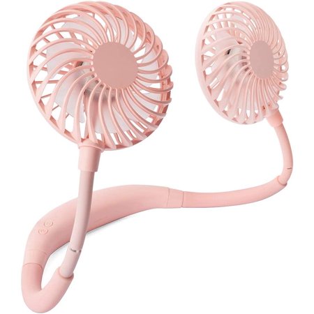 TWAYRDIO Neck Fan Hand Free Headphone Design Wearable Neckband Fan Mini ...