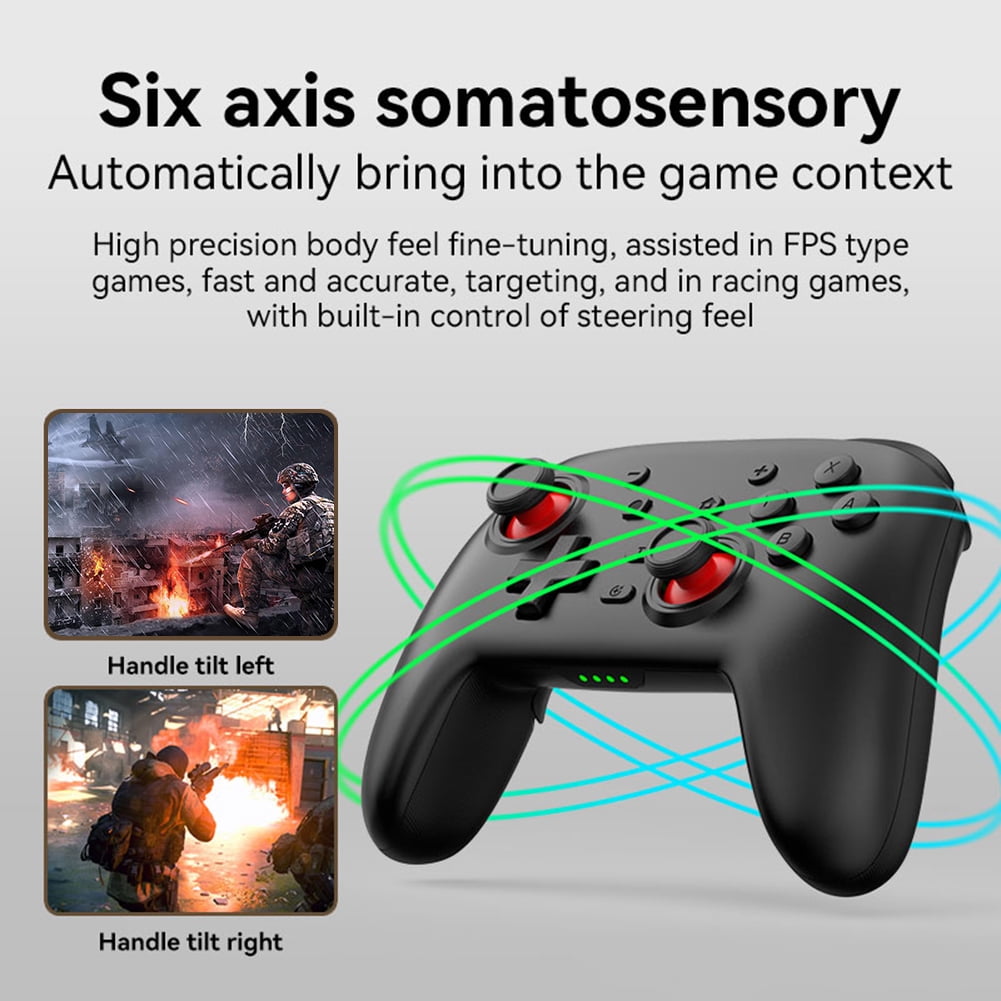 Wireless Gamepad Controller One Click Wake-up Handle Gamepad for Switch Oled Pro | Walmart en línea