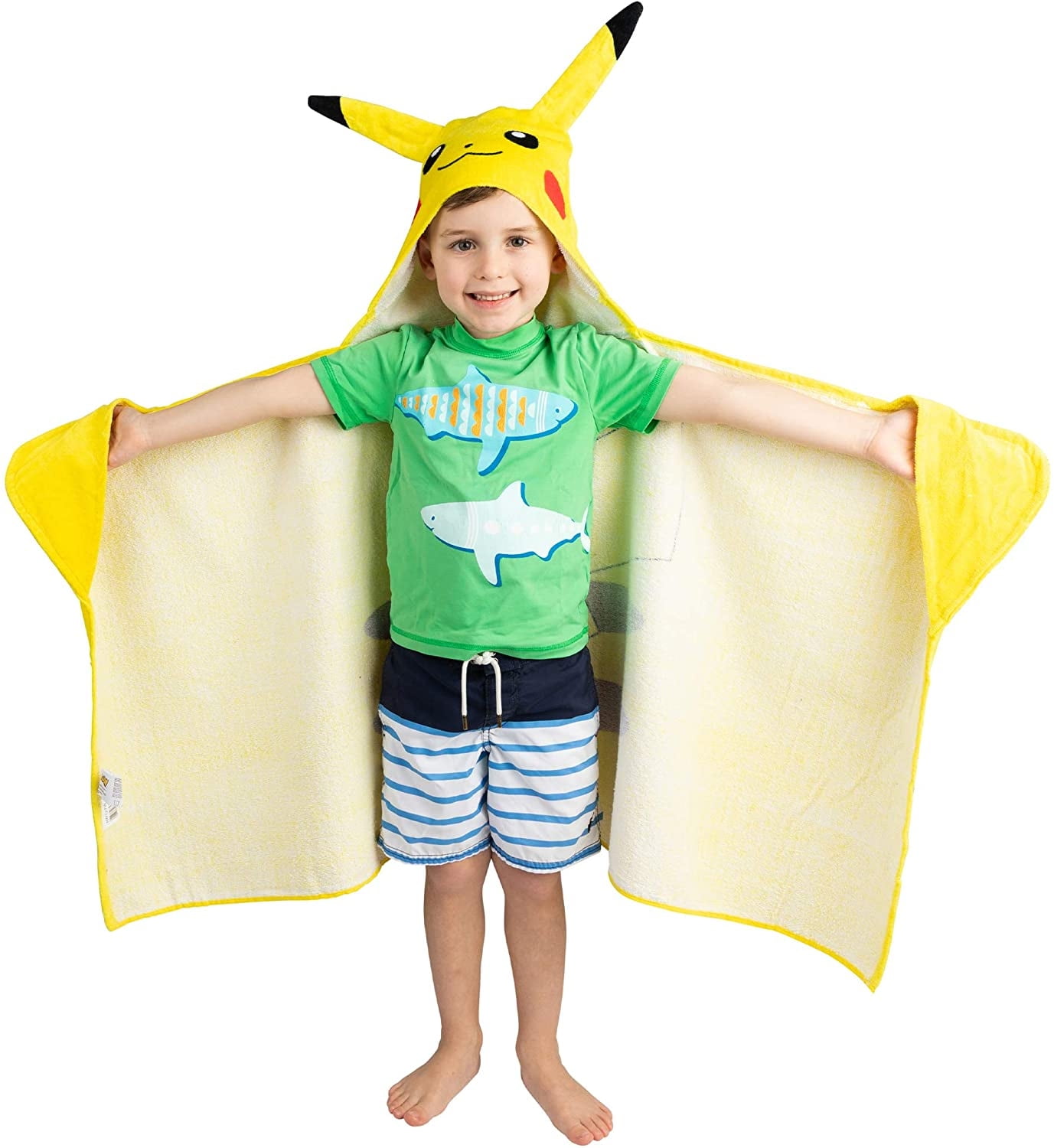 Franco Kids Bath and Beach Soft Cotton Terry Hooded Towel Wrap, 24 "x ...