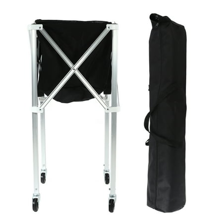 Tennis Ball Cart,Foldable Tennis Ball Hopper Tennis Ball Trolley Tennis ...