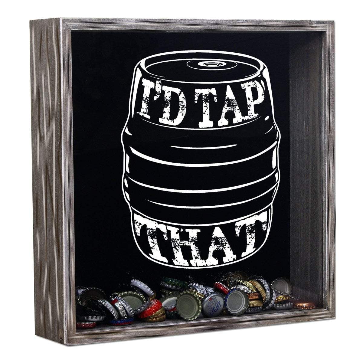 I'd Tap That Beer Cap Shadow Box - Walmart.com