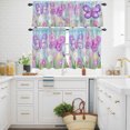 Boho Butterfly Kitchen Curtains and Valances Set, Wildflowers Grass ...