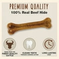Cadet Pressed Rawhide Bones 6.5 inches 12 pack - Walmart.com