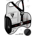 "RDX TKD Chest Guard MMA Body Protector – Reversible Black/White Rib ...