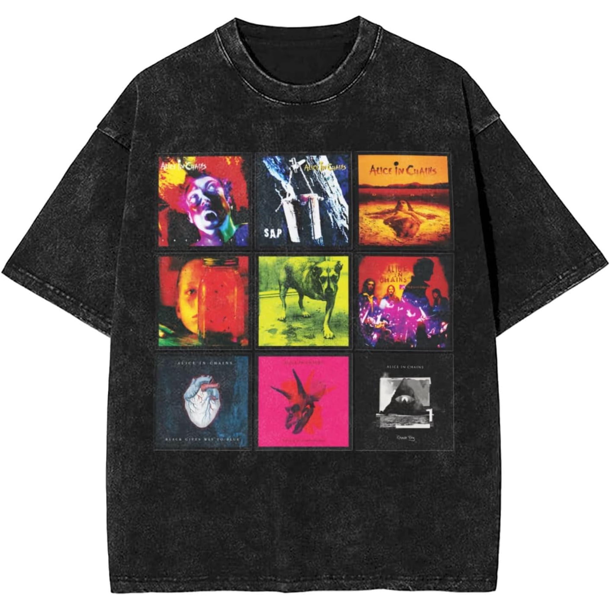 Click here for Saaghf Alice In Music Chains Mens Womens Vintage O... prices