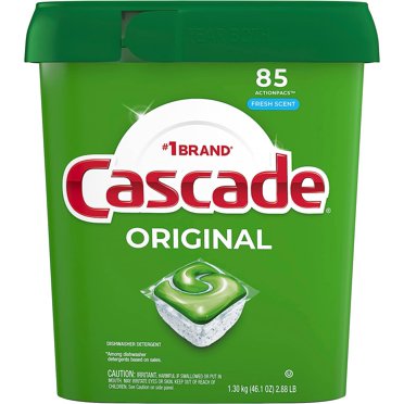 Cascade Platinum Dishwasher Detergent Action Packs, Fresh Scent, 93 ...