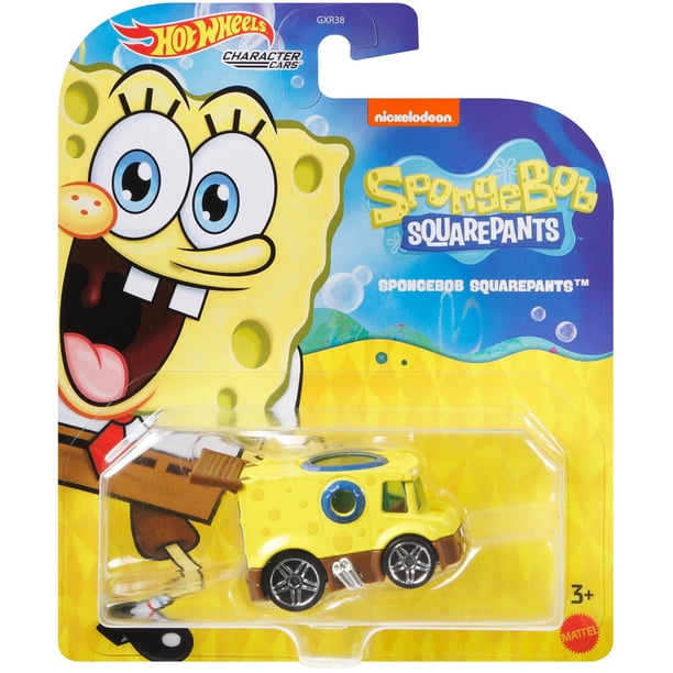 Hot W Heels Character Cars Spongebob Squarepants Diecast 1/64 Gyb12 ...